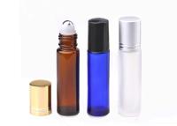 China 5ml 10ml Frosted Glass Roll On Bottle Essential Oil Cosmetic Packaging Customizable for sale