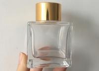China 50ml Square Glass Diffuser Bottle with Sticks for Cosmetic Packaging for sale