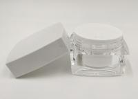 China 50ml Acrylic Material Face Cream Jars Glassy / Matte Surface Treatment for sale