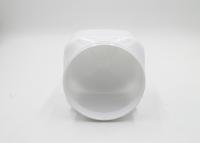 China 500g White Empty Plastic Cream Jar PET Square Screw Cap 89mm Cosmetic Packaging for sale