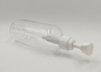 China 500ml Transparent Boston Round PET Cosmetic Bottle for Hand Sanitizer Custom for sale