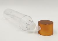 China Transparent Plastic PET Cosmetic Bottle Packaging For Face Toner for sale