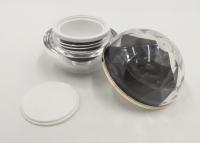 China 30g Acrylic Plastic Cream Jar Round Square Shape for Skincare Packaging for sale