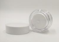 China 50g PET Face Cream Jars Screw Cap Type Or Customized for sale