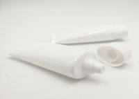 China 50ml 100ml PE Cosmetic Facial Washing Tube with Silver Screw Cap for sale