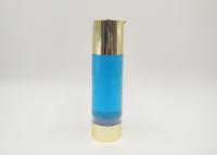 China Cosmetic Airless Vacuum Facial Cream Bottle Cylindrical 30ml 50ml with Pump for sale