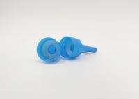 China Blue Plastic Screw Cap 24/28mm for Cosmetic Packaging PP Material Custom Color for sale