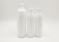China PET Plastic Cosmetic Bottles 30ml 100ml 120ml White Custom Body Care Packaging for sale