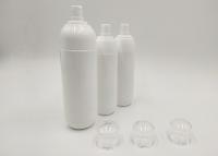 China PET Plastic Cosmetic Bottles 30ml 100ml 120ml White Custom Body Care Packaging for sale