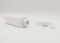 China White Color Square Lotion Bottle With Lotion Pump for sale