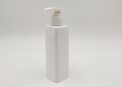 China White Color Square Lotion Bottle With Lotion Pump for sale