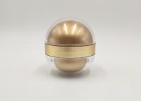 China 1oz 30ml Acrylic Round Face Cream Jar Skin Care Packaging Golden Cap for sale