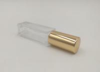 China Square 10ml Refillable Travel Perfume Bottle Transparent Glass Atomiser with Spray Pump for sale