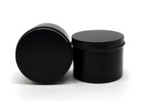 China 200ml Aluminum Cosmetic Jar for Lip Balm Cream Tin Container with Screw Cap for sale