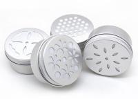 China 68mm Cosmetic Aluminum Jar with Air Freshener Cap Silk Screen Printing 3000pcs MOQ for sale