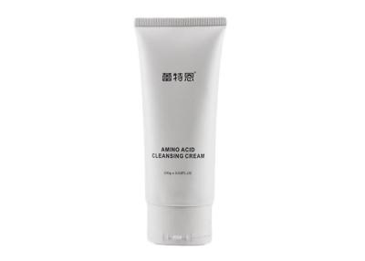 China White 100g Plastic Cosmetic Tubes , Plastic Lotion Tubes HDPE Material for sale