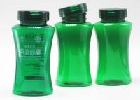 China 5oz 150cc Green PET Plastic Healthcare Bottle with Flip Top Cap for Pill Packaging for sale