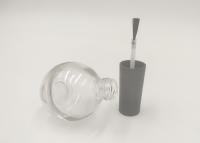 China Empty Glass Nail Polish Bottle 5ml Pumpkin Design with Brush Cap for Cosmetic Packaging for sale