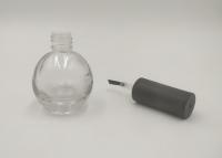 China Empty Glass Nail Polish Bottle 5ml Pumpkin Design with Brush Cap for Cosmetic Packaging for sale