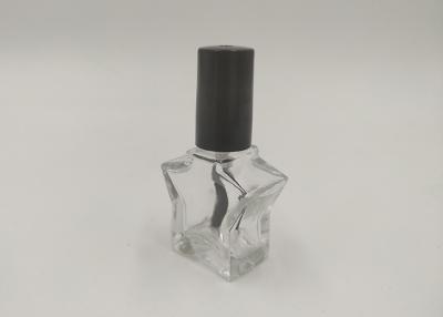 China Empty Star Shape Small Nail Polish Glass Bottle 5ml UV Gel Nail Polish Brush Bottle for sale