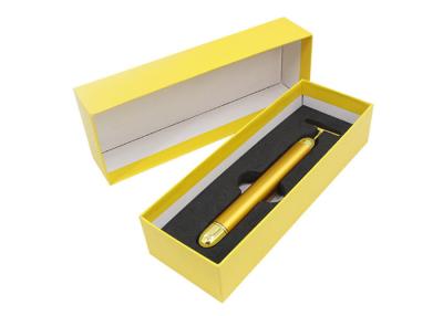 China Custom Square Golden Fancy Packaging Box Paper Material 1000pcs MOQ Free Sample for sale