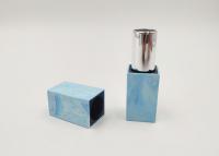 China Luxury Square Custom Lipstick Tubes 12.1mm Caliber Cosmetic Packaging for sale