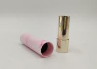 China Empty Magnetic Lipstick Tube 5g Plastic Cosmetic Packaging Custom Logo Small Round for sale