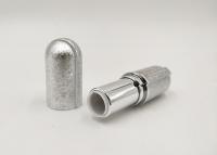 China 3.5g Silver Empty Lipstick Tubes Plastic Cosmetic Packaging Custom Logo for sale