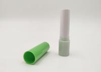 China 3.5g Eco Friendly Empty Lip Gloss Tubes Cylinder Round Lip Balm Tubes ABS Screw Cap for sale