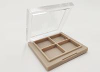 China 4 Compartments Empty Eyeshadow Compact 5g Custom Plastic Eyeshadow Case OEM for sale