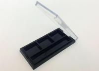 China Cosmetic Glitter Eyeshadow Packaging Box Dark Black Sticker Printing for sale