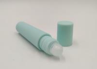 China Light Blue Lip Gloss Empty Tubes , Cute Empty Lip Gloss Containers With Plastic Roll Ball for sale