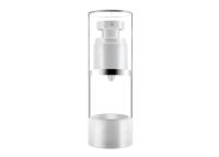 China 15ml 30ml 50ml Transparent Airless Pump Bottle for Cosmetic Serum Lotion for sale