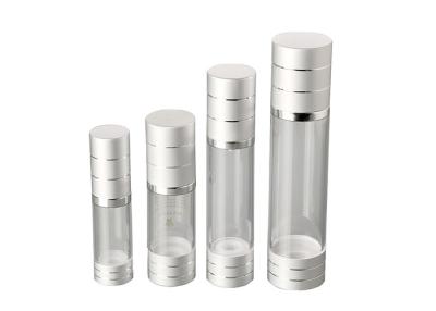China Luxury Plastic Airless Pump Bottles 15ml 30ml 50ml 100ml for Skin Care Cosmetics for sale