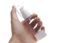 China High Transparency Airless Cosmetic Bottles 15ml 30ml 50ml OEM ODM Serum Pump for sale