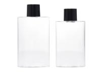China 250ml PETG Transparent Plastic Bottle Hot Stamping Screw Cap for Gel Sanitizer Packaging for sale