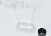China 250ml PETG Transparent Plastic Bottle Hot Stamping Screw Cap for Gel Sanitizer Packaging for sale