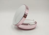 China Round BB Cream Air Cushion Box Rose Gold with Mirror 10000pcs MOQ Cosmetic Packaging for sale