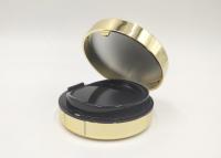 China Black Gold Round Air Cushion BB Cream Container 10000pcs MOQ Plastic Cosmetic Box for sale