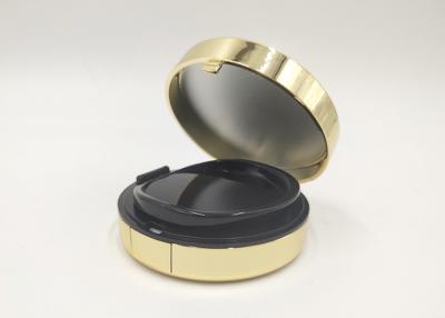 China Black Gold Round Air Cushion BB Cream Container 10000pcs MOQ Plastic Cosmetic Box for sale
