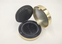 China Black Gold Round Air Cushion BB Cream Container 10000pcs MOQ Plastic Cosmetic Box for sale