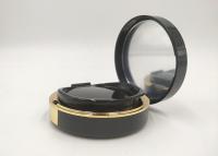 China Black Gold 5ml Air Cushion Compact Box Portable Foundation CC Cream Cosmetic Packaging for sale