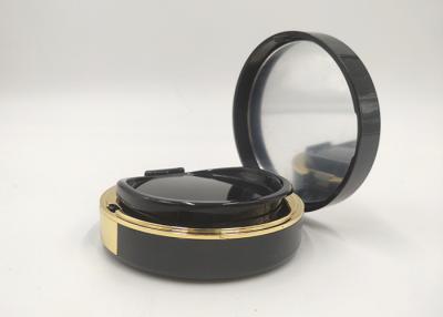 China Black Gold 5ml Air Cushion Compact Box Portable Foundation CC Cream Cosmetic Packaging for sale