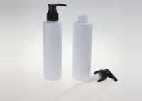 China 200ml White PET Plastic Cosmetic Bottle for Skincare Lotion Pump OEM for sale