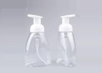China 300ml Clear PET Plastic Foam Pump Bottle for Hand Sanitizer Packaging for sale