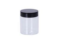 China 250ml Translucent PET Plastic Cosmetic Bottles With Screw Cap for sale