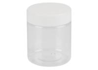 China 250ml Translucent PET Plastic Cosmetic Bottles With Screw Cap for sale