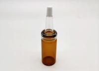 China 10ml Amber Glass Cosmetic Bottle with Pearl Luster Finish for Essential Oils for sale