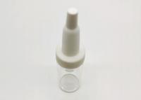 China 10ml Amber Glass Cosmetic Bottle with Pearl Luster Finish for Essential Oils for sale
