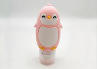 China 30ml Screw Cap Cartoon Penguin Cosmetic Packaging Tube PE Plastic Custom Color for sale